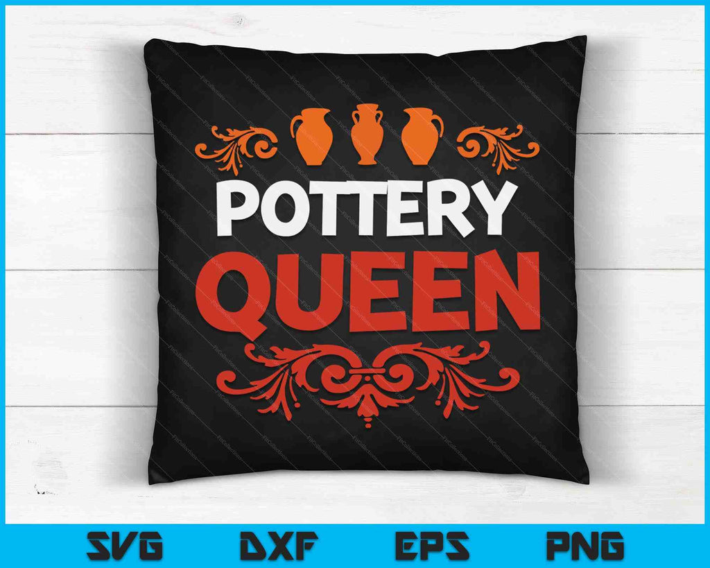 Pottery Maker Pottery Queen SVG PNG Digital Cutting Files – creativeusarts