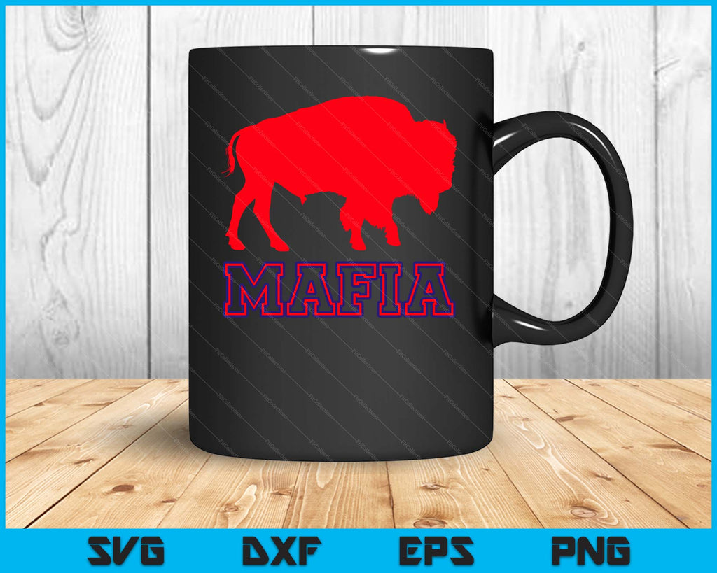 Red Buffalo Mafia Funny SVG PNG Digital Printable Files – creativeusarts