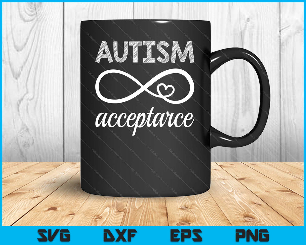 Red Instead Autism Acceptance SVG PNG Digital Cutting Files ...