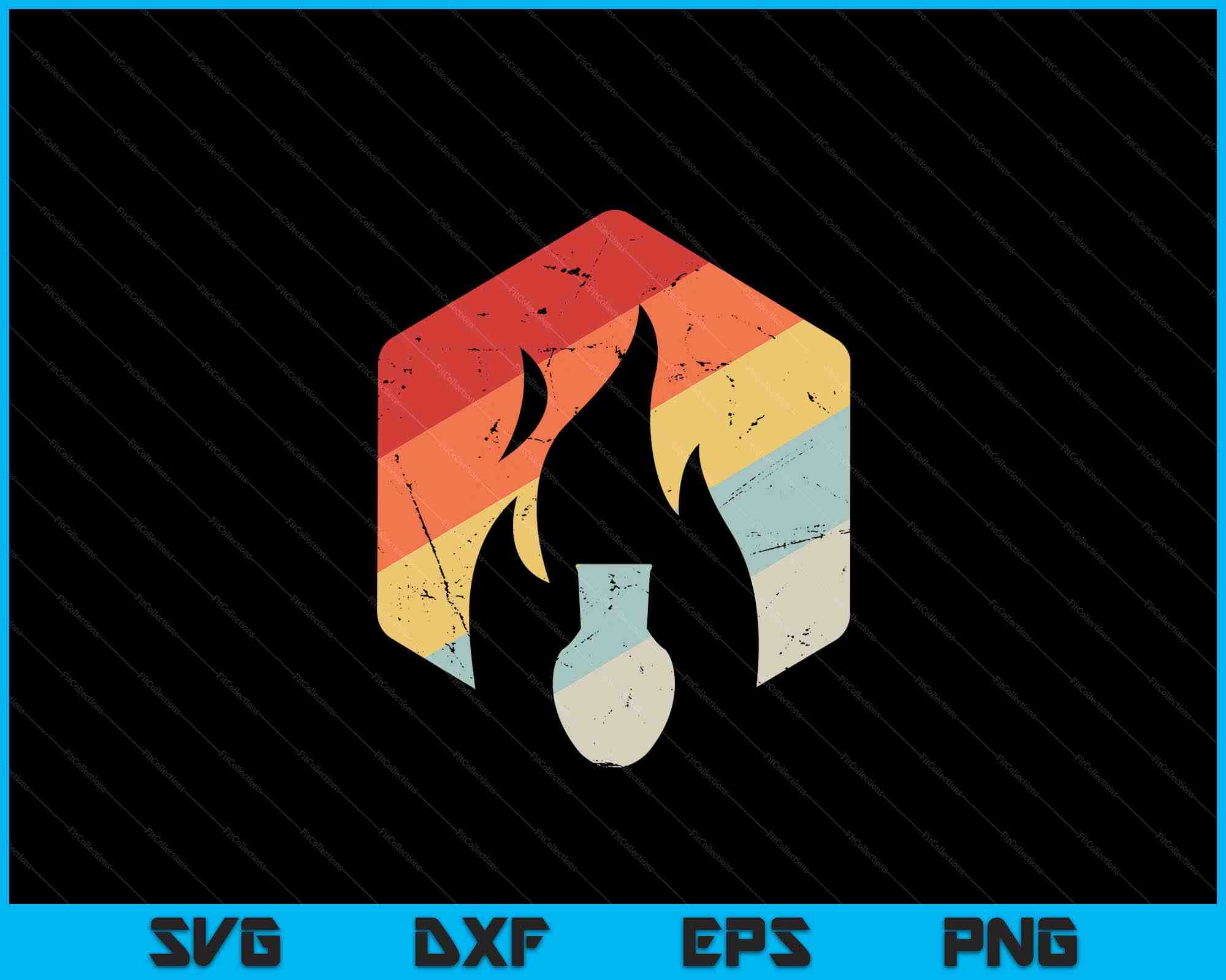 Retro Vintage Kiln Clay Sculpture Pottery & Ceramics SVG Cutting Files ...