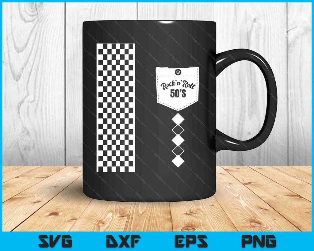 Rockabilly Bowling 50s Sock Hop Costumes Greaser Retro 1950s SVG Files ...