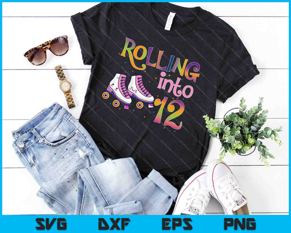 Rolling Into 12 years SVG PNG Cutting Printable Files – creativeusarts