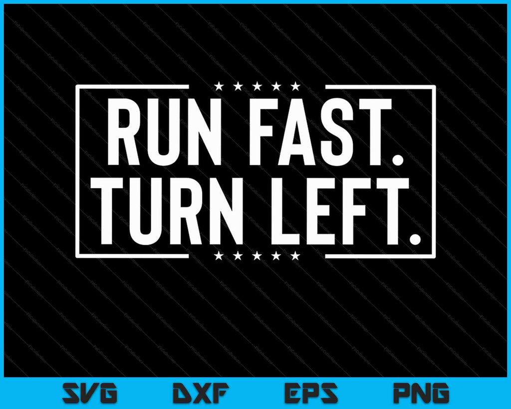 Run Fast Turn Left Track and Field Running Runners SVG PNG Files ...