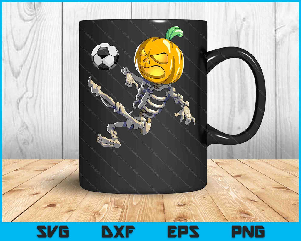 Soccer Skeleton Halloween Men Boys Soccer Halloween SVG PNG Files ...