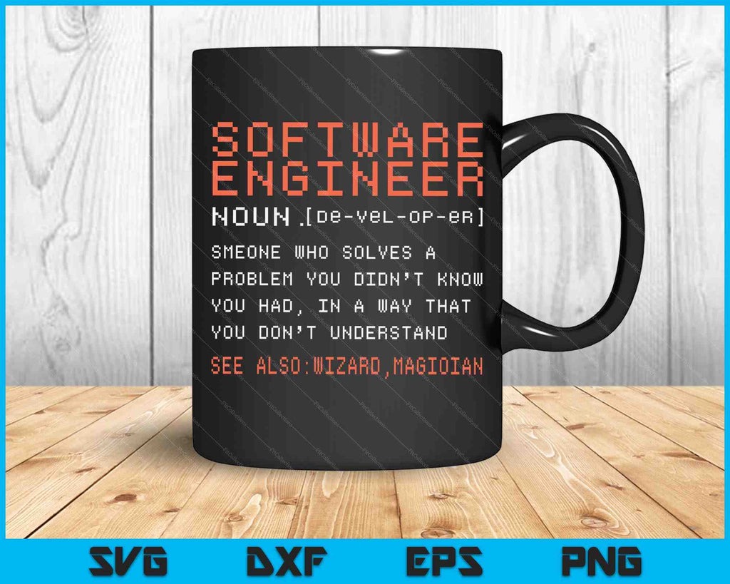 Software-Engineer Developer Definition Programming SVG Cutting Files ...