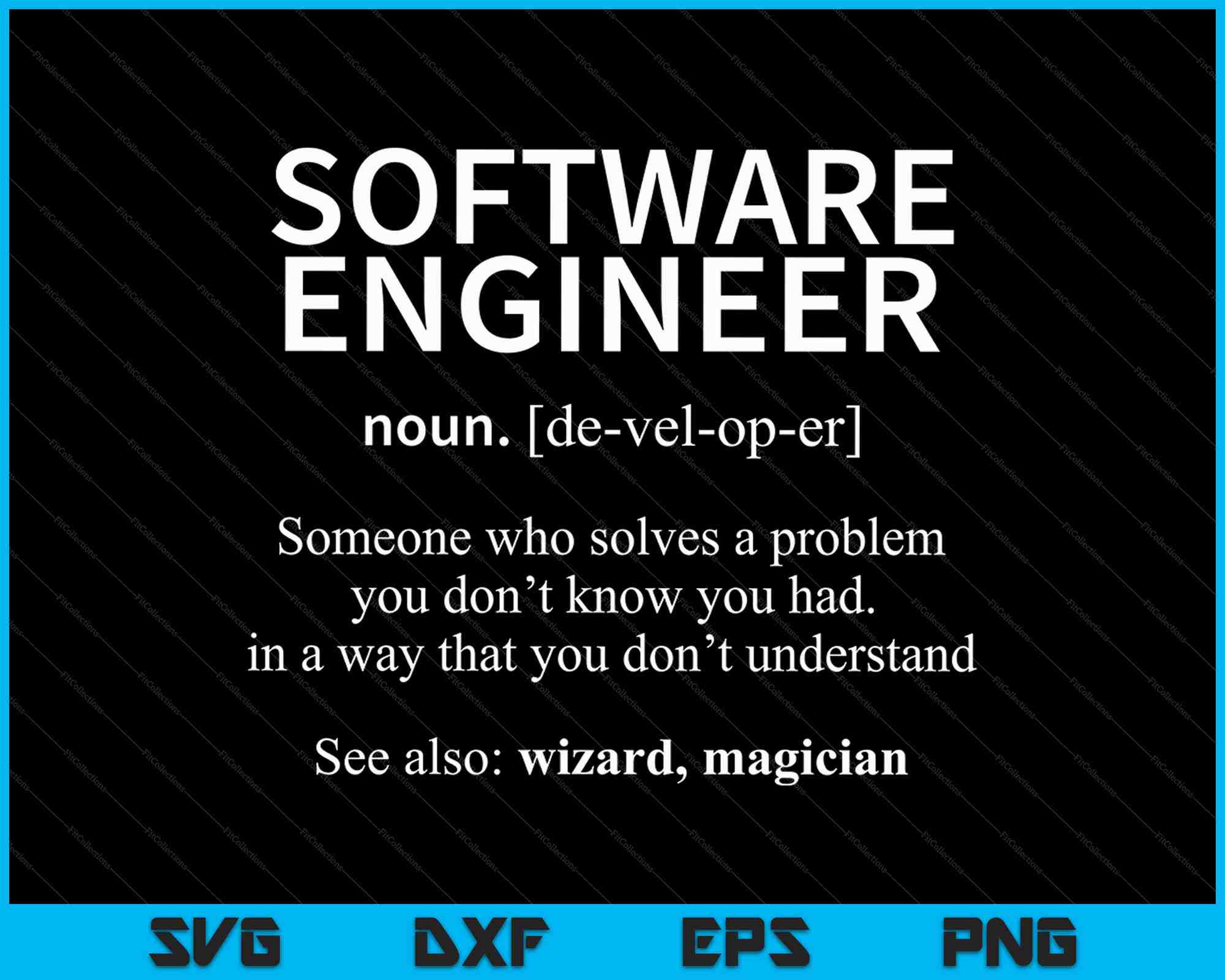 Software Engineer Definition Coder Definition Svg Png Files Creativeusarts