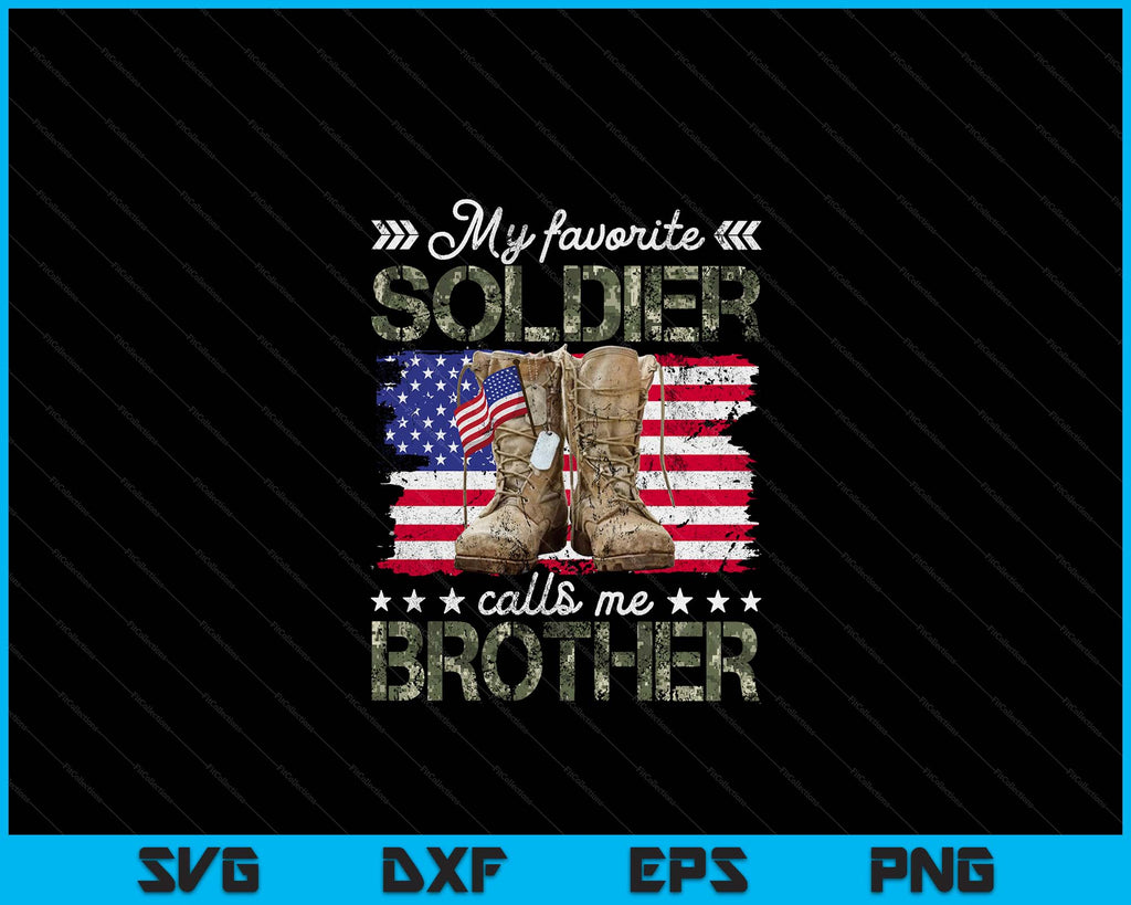 Soldier Brother Army Brother Army Graduation SVG PNG Printable Files ...