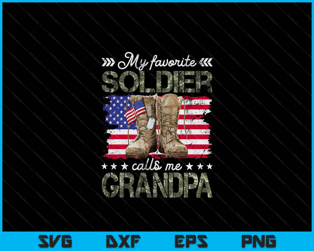 Soldier Grandpa Army Grandpa Army Graduation SVG PNG Printable Files ...
