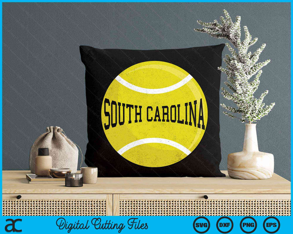 South Carolina Tennis Fan SVG PNG Digital Cutting Files – creativeusarts