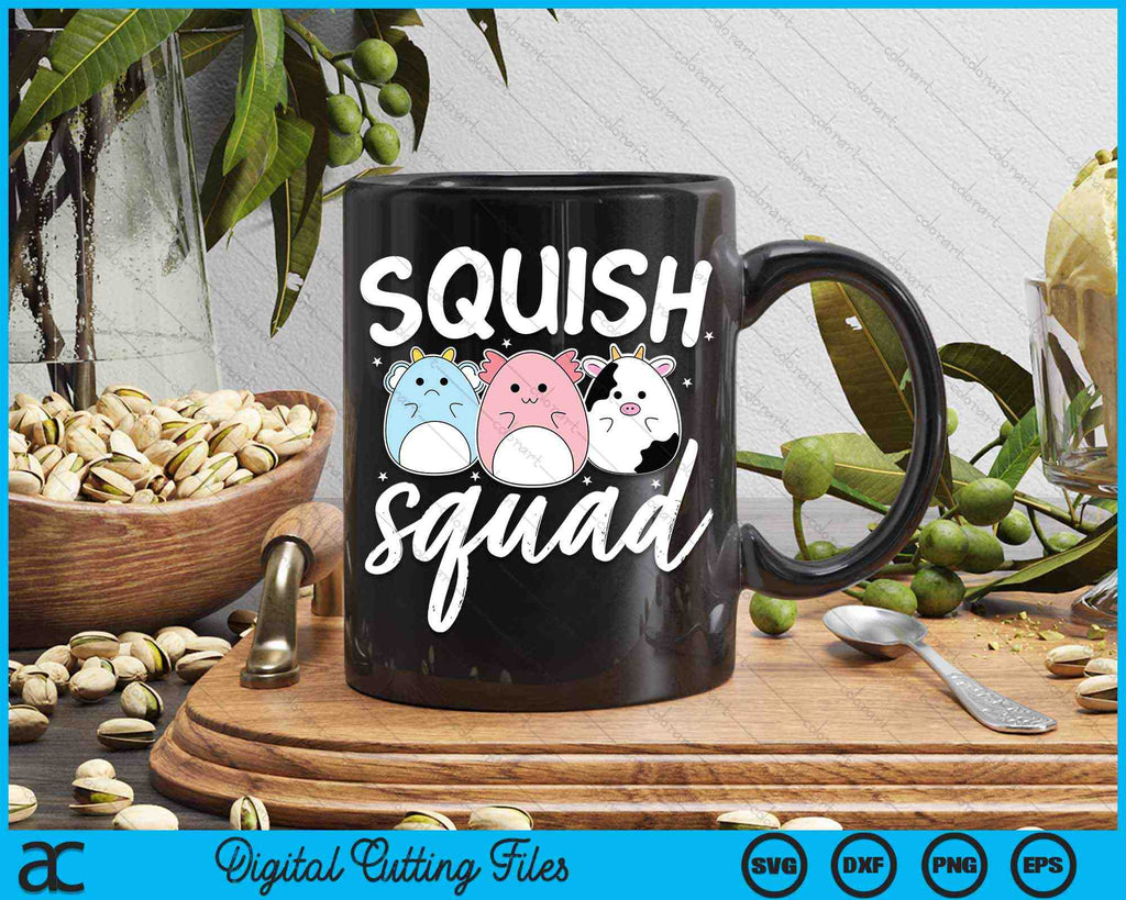 Squish Squad Mallow Print SVG PNG Digital Cutting Files – creativeusarts