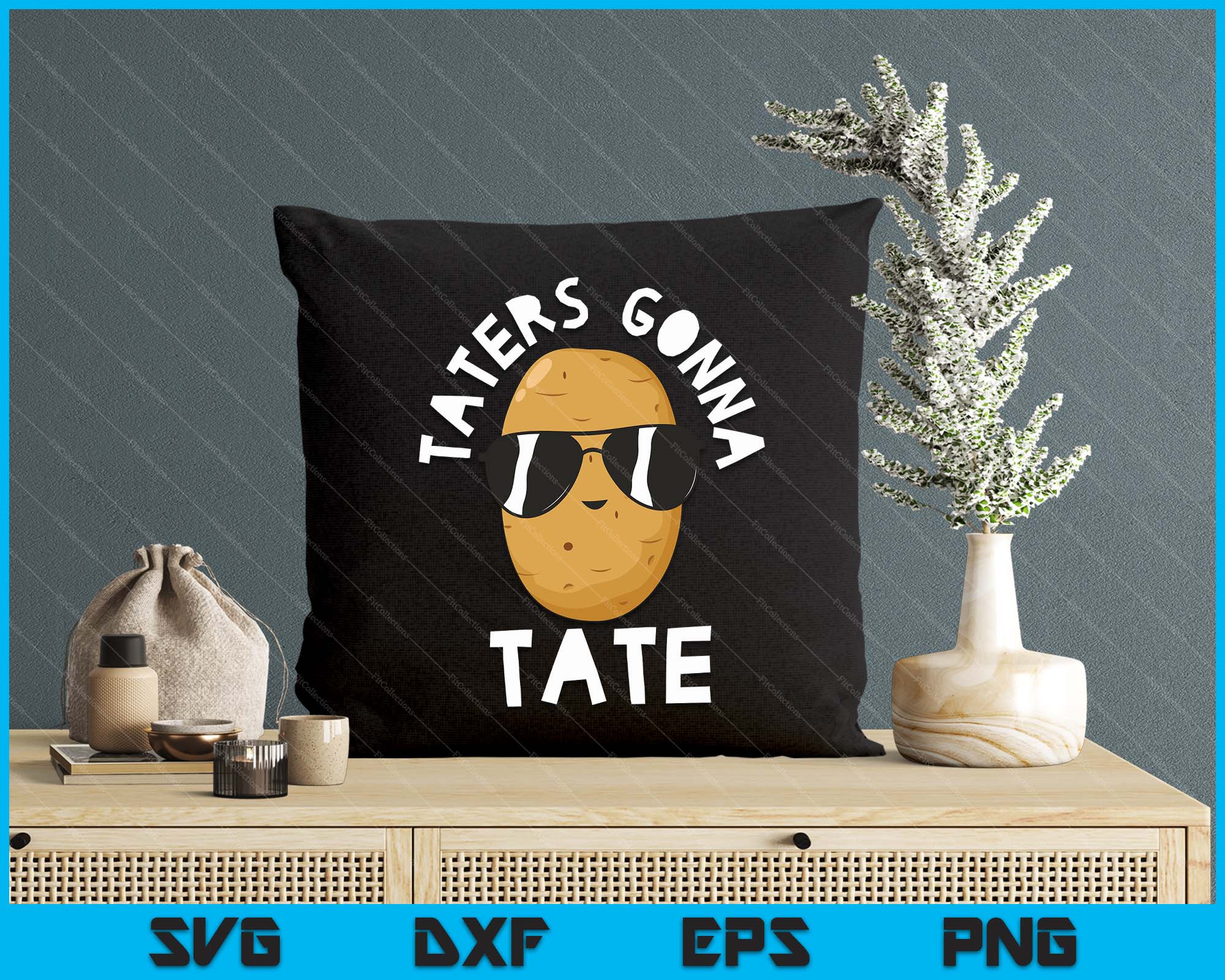 Taters Gonna Tate Funny Potato Tater Tot Foodie SVG PNG Digital Files ...