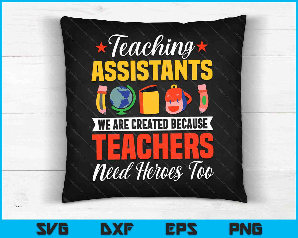 Teaching Assistant Paraeducator Teaching Aide Teacher SVG PNG Files ...