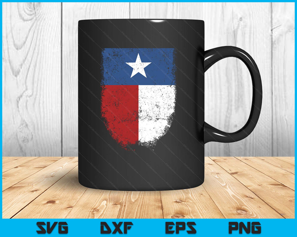 Texas Distressed Texas State Flag SVG PNG Digital Printable Files ...