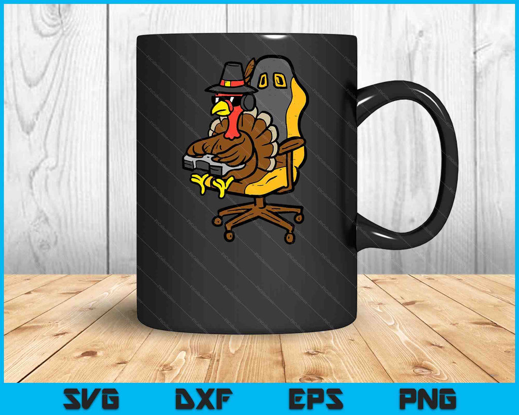 Thanksgiving Turkey Gaming Gamer SVG PNG Digital Printable Files ...
