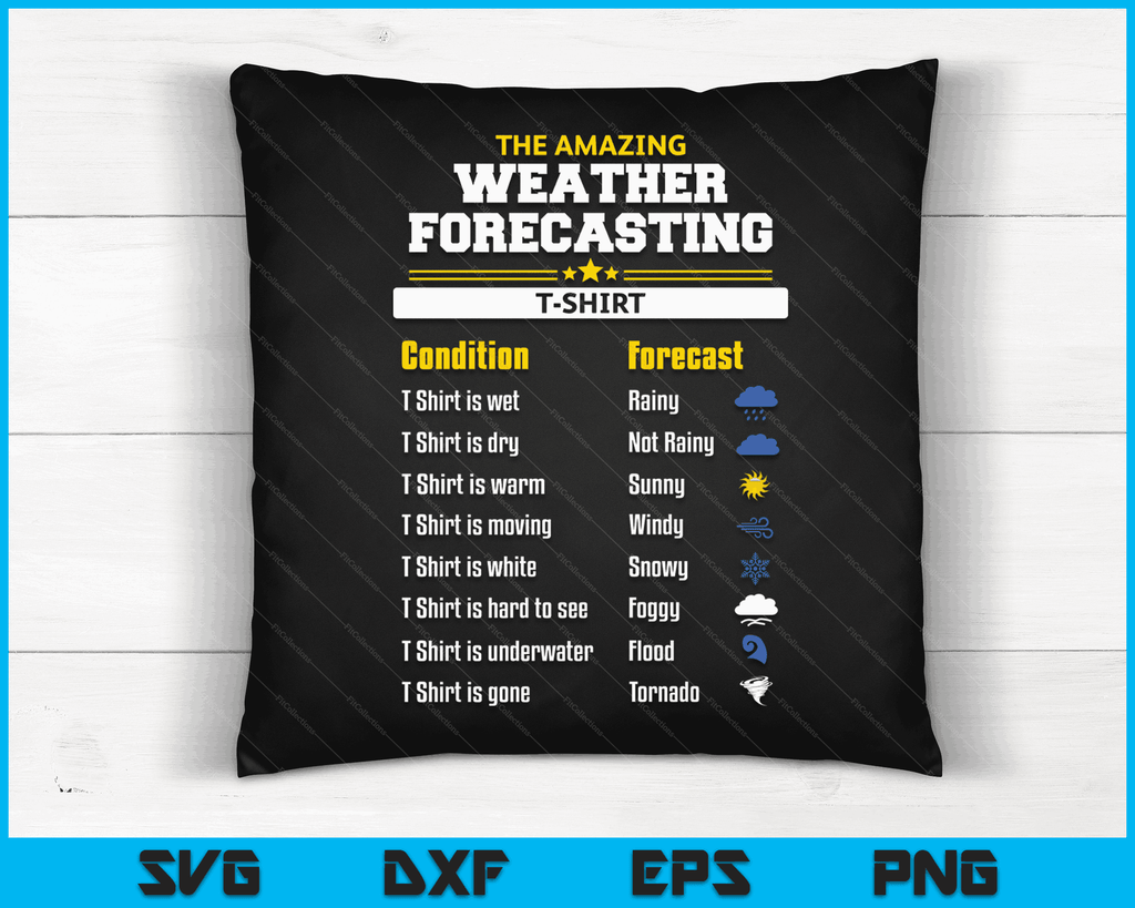 The Amazing Funny Meteorology Meteorologist Weather Forecast SVG Files ...