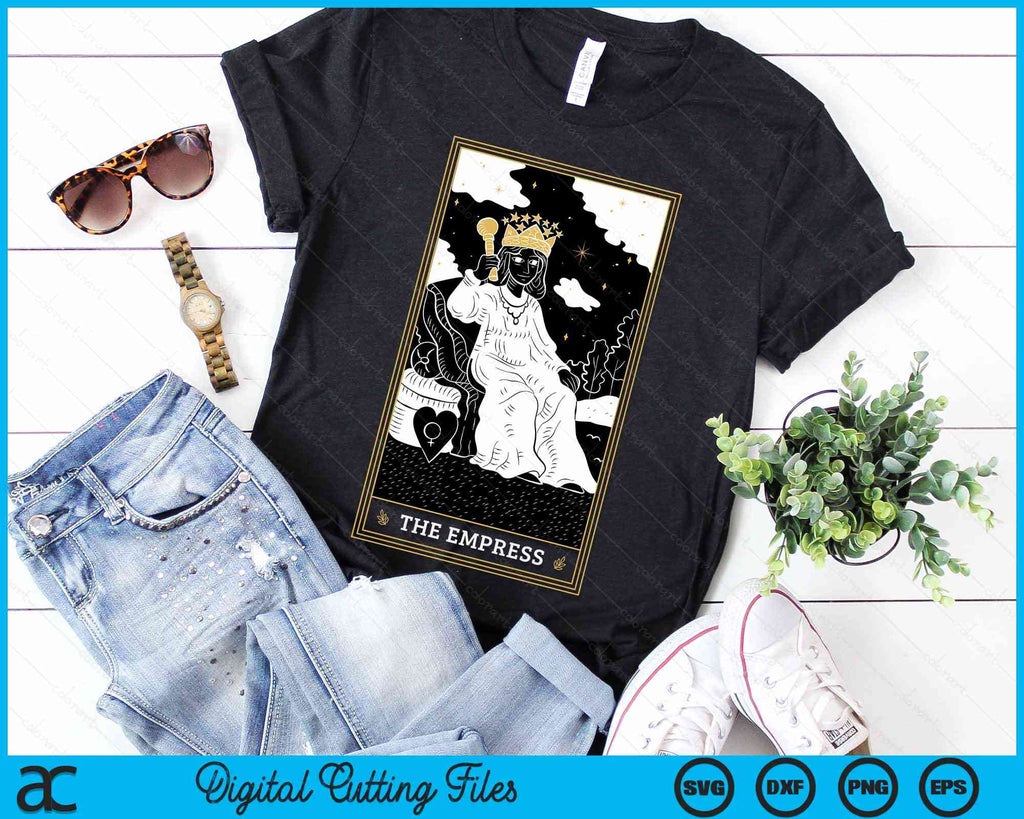 The Empress Tarot Card III Card Number 3 SVG PNG Digital Cutting Files ...
