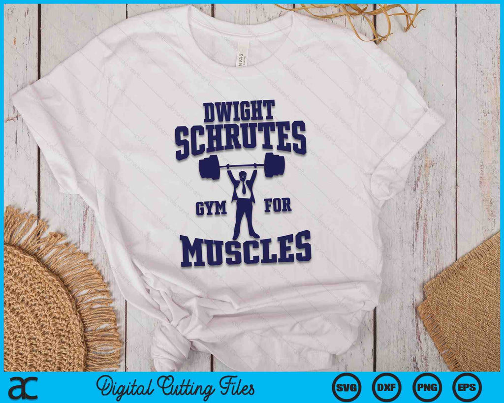 The Office Dwight's Gym for Muscles SVG PNG Digital Cutting Files ...