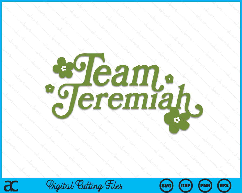 The Summer I Turned Pretty Team Jeremiah Floral SVG PNG Files ...
