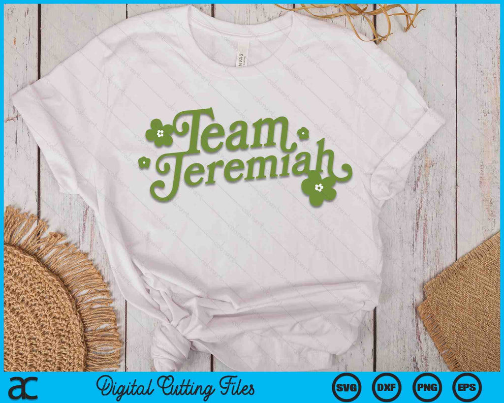The Summer I Turned Pretty Team Jeremiah Floral SVG PNG Files ...