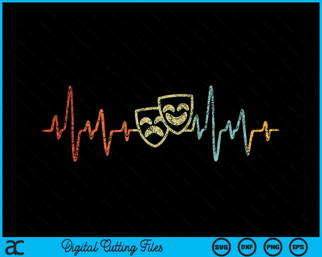 Theatre Actor Broadway Musical Theater Nerd Retro SVG PNG Files ...