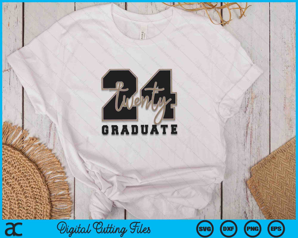 Twenty 24 Graduate SVG PNG Digital Cutting Files – creativeusarts