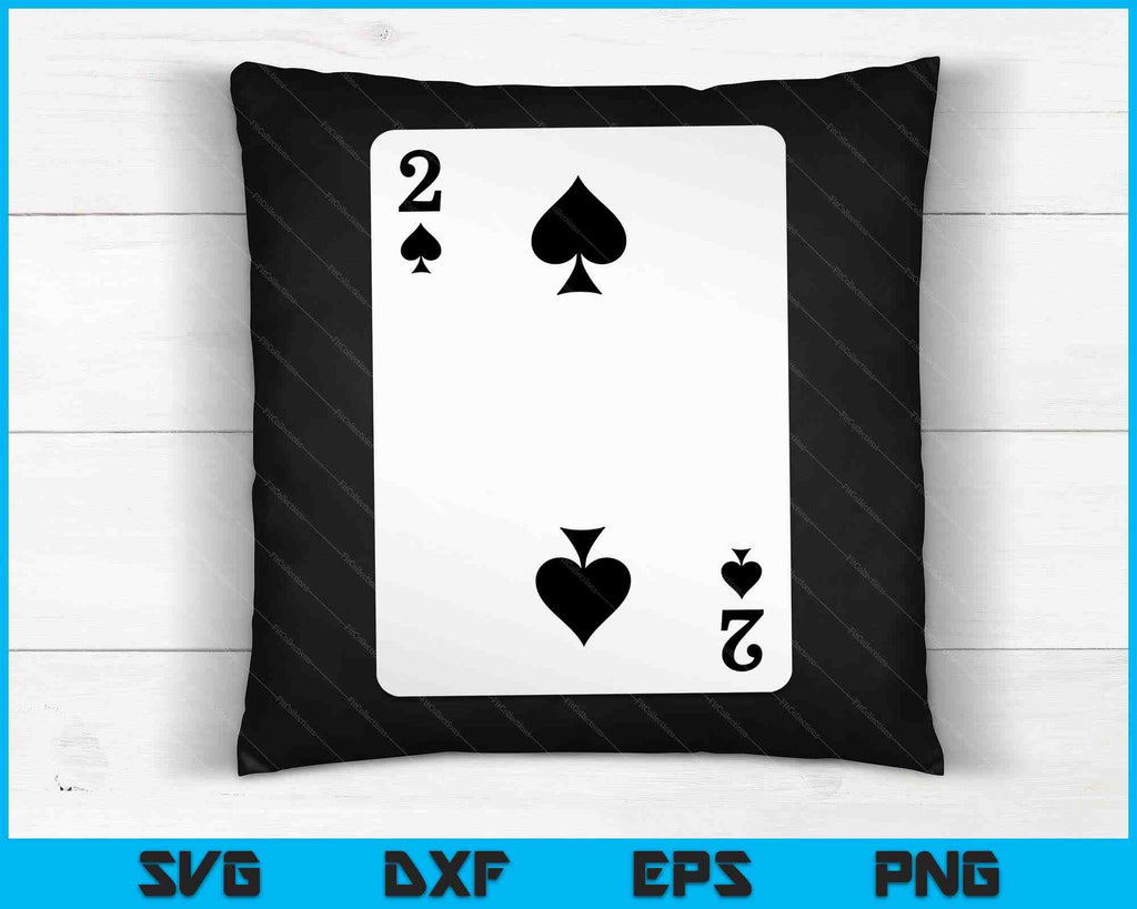 Two Of Spades Playing Cards Halloween Costume Deck Of Cards SVG Files ...