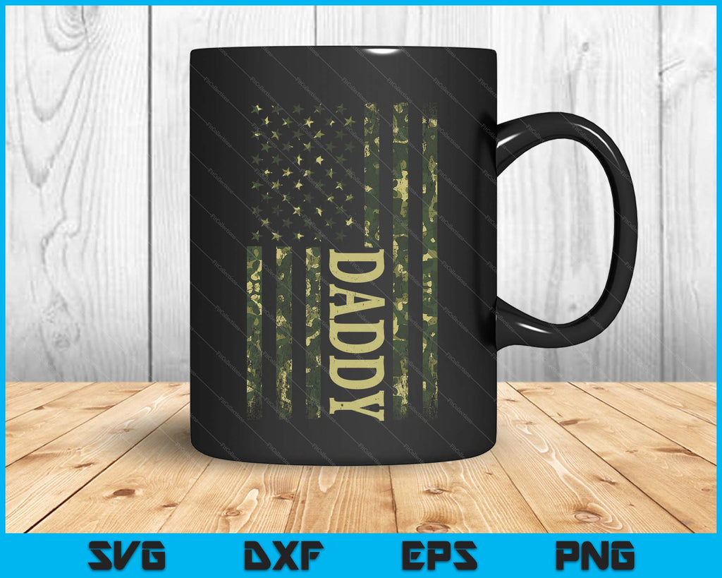 Usa Patriotic Daddy Father's Day American Flag 4th Of July SVG Files ...