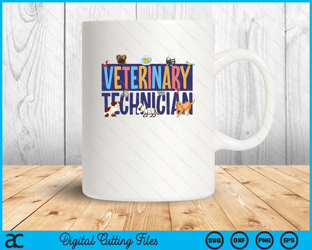 Vet Tech Week Gift Veterinary Technician SVG PNG Printable Files ...