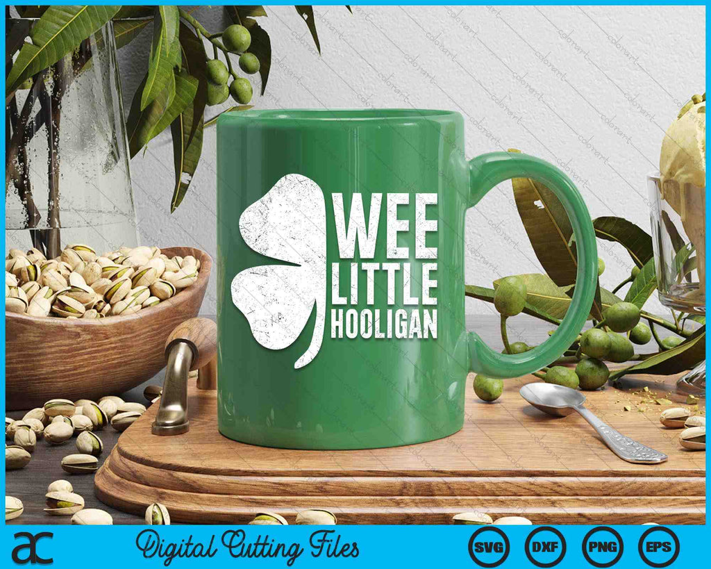 Wee Little Hooligan St Patrick Day Shirt Boys Girls SVG PNG Files ...