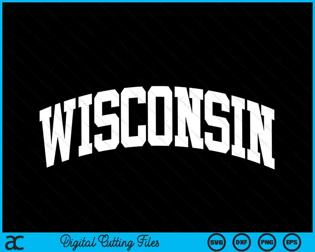 Wisconsin Throwback Design Classic SVG PNG Digital Cutting Files ...