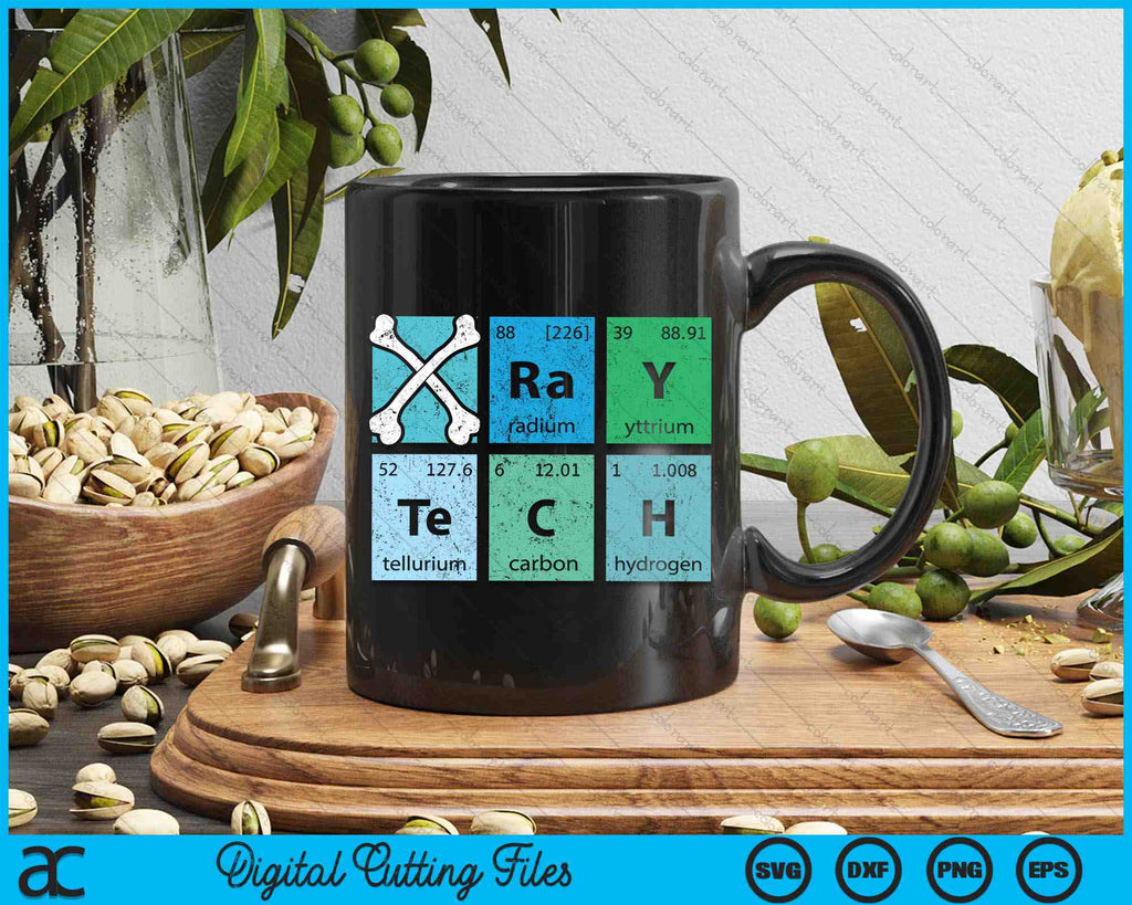 X-Ray Tech Radiologist Rad Tech Radiology Periodic Table SVG PNG Files ...