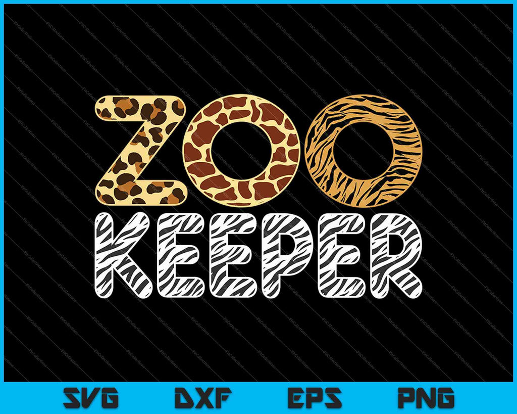 Zookeeper Costume African Animals Zebra SVG PNG Files – creativeusarts