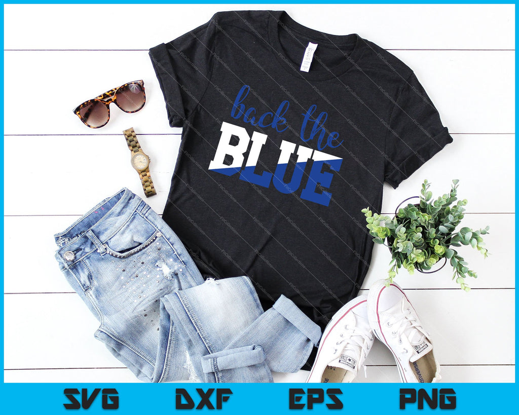 Back The Blue SVG PNG Cutting Printable Files – creativeusarts