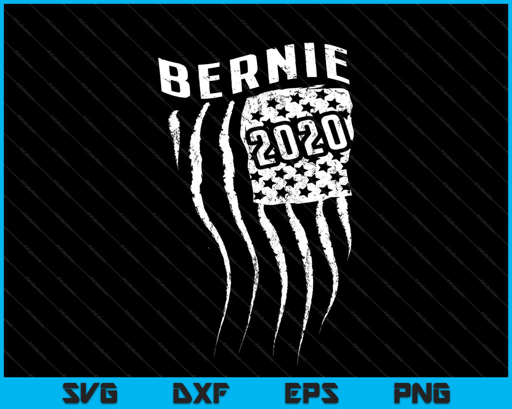Bernie 2020 Flag Svg Files – creativeusarts
