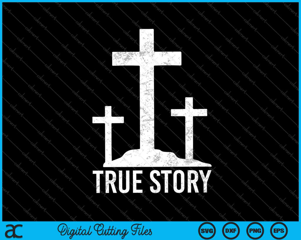 Christmas Resurrection Day Jesus Three Crosses SVG PNG Files ...