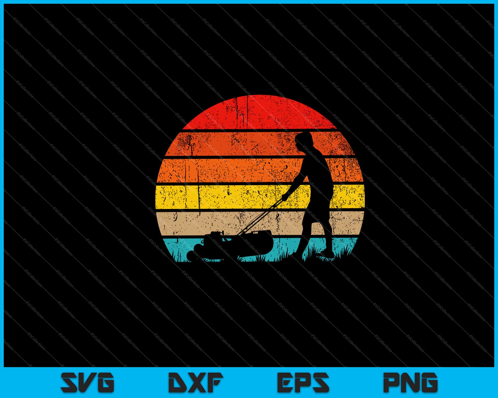 Dad Lawn Mower Lawn Care Vintage Svg Files – creativeusarts