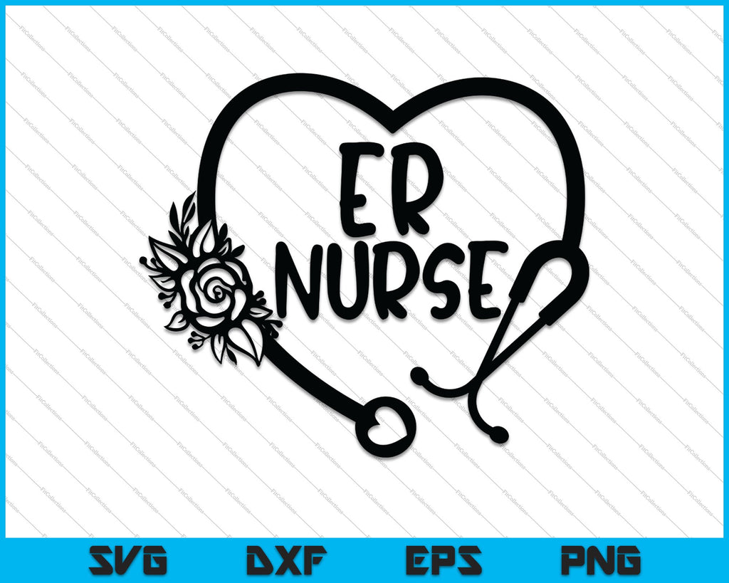 Emergency ER Nurse SVG PNG Cutting Printable Files – creativeusarts