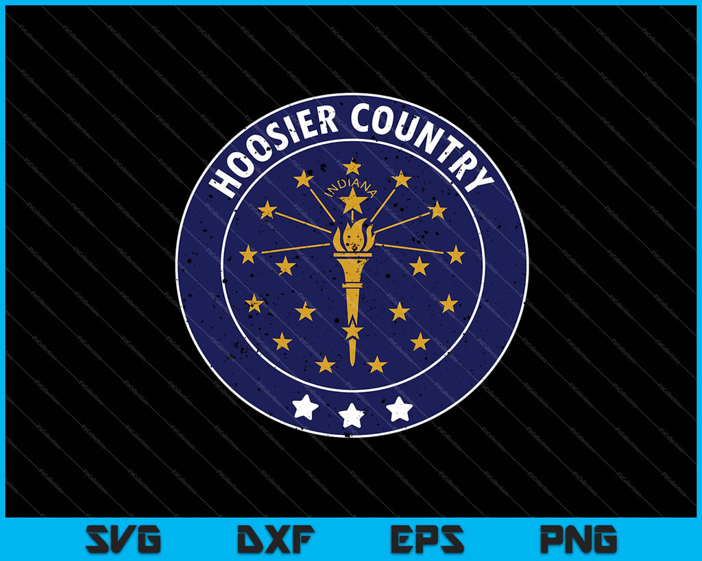 The Hoosier State Flag Indianapolis SVG PNG Files – creativeusarts