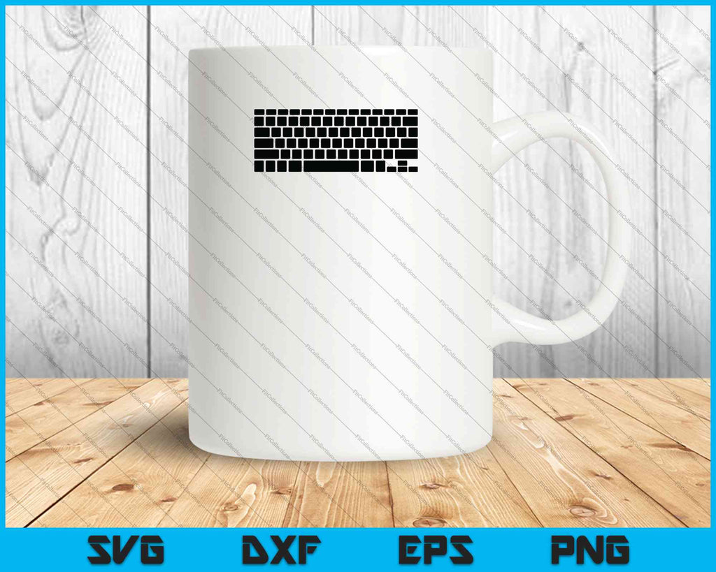 Keyboard SVG PNG Printable Files – creativeusarts