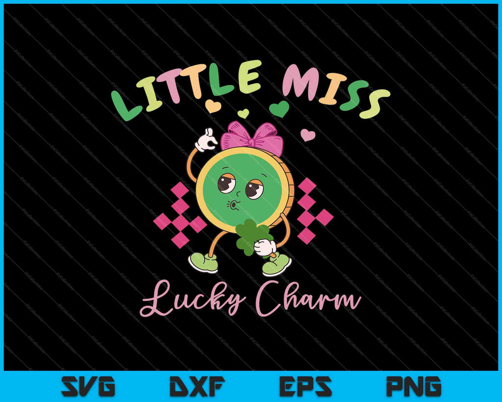 Little Miss Lucky Charm SVG PNG Cutting Printable Files – creativeusarts