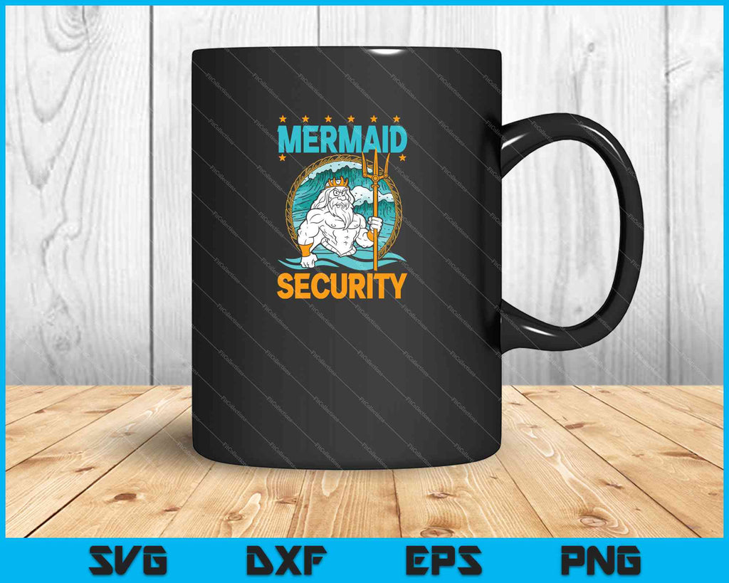 Mermaid Security SVG PNG Files – creativeusarts