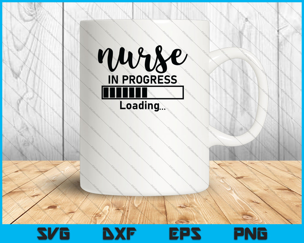 Nurse In Progress Loading SVG PNG Printable Files – creativeusarts