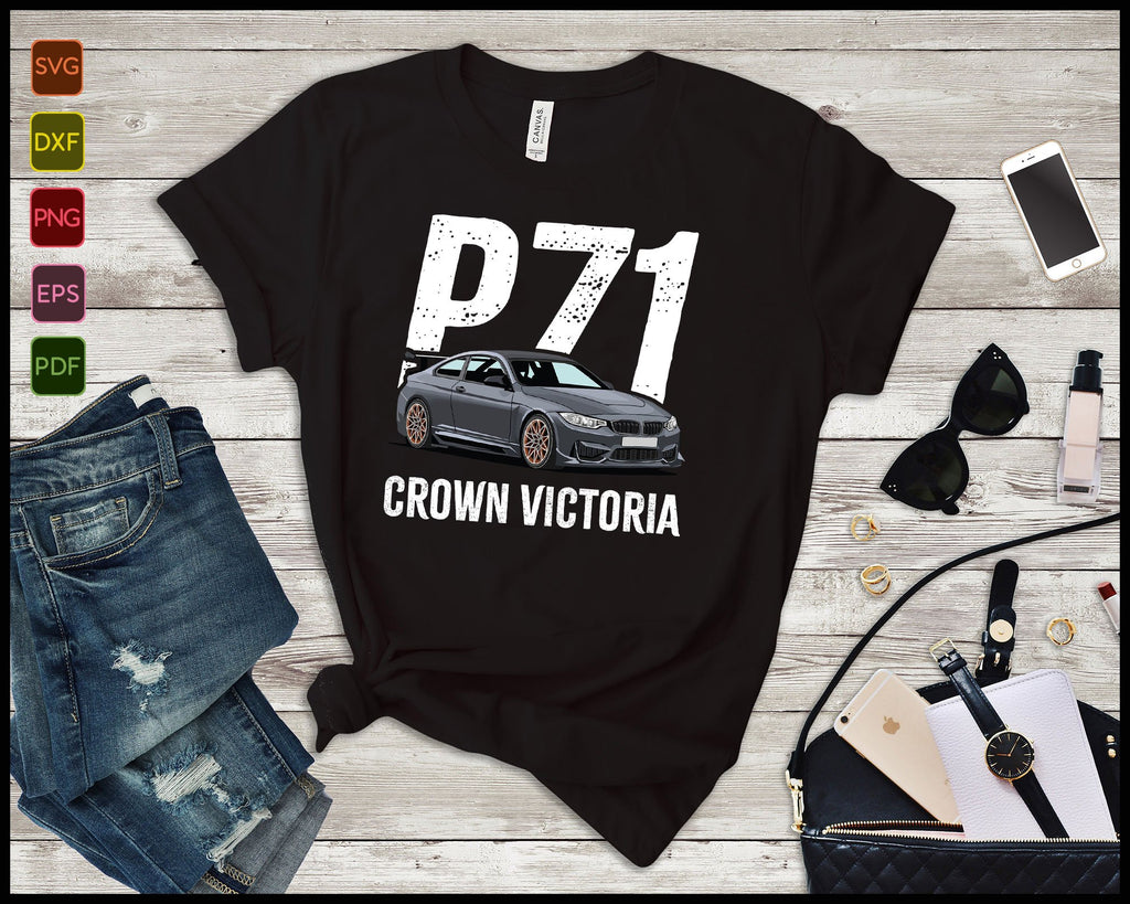 Police Car Crown Victoria Interceptor P71 SVG PNG Files – creativeusarts