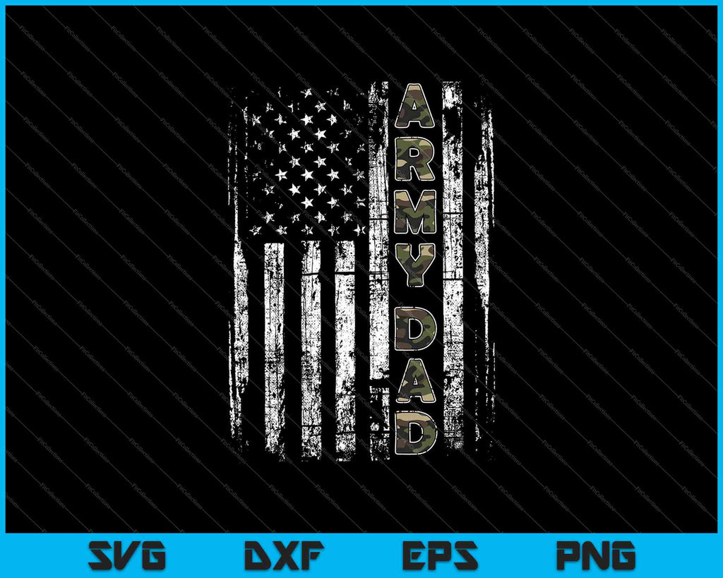 Proud Army Dad SVG PNG Printable Files – creativeusarts