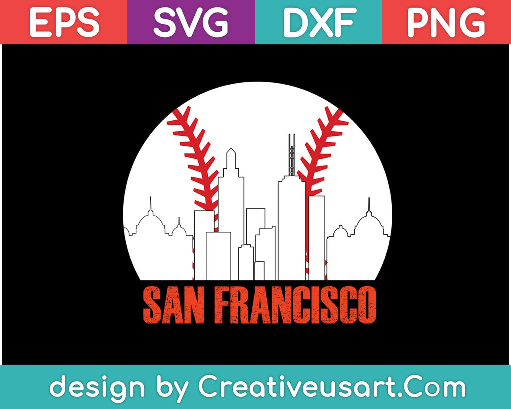 San Francisco SVG PNG Cutting Printable Files – creativeusarts