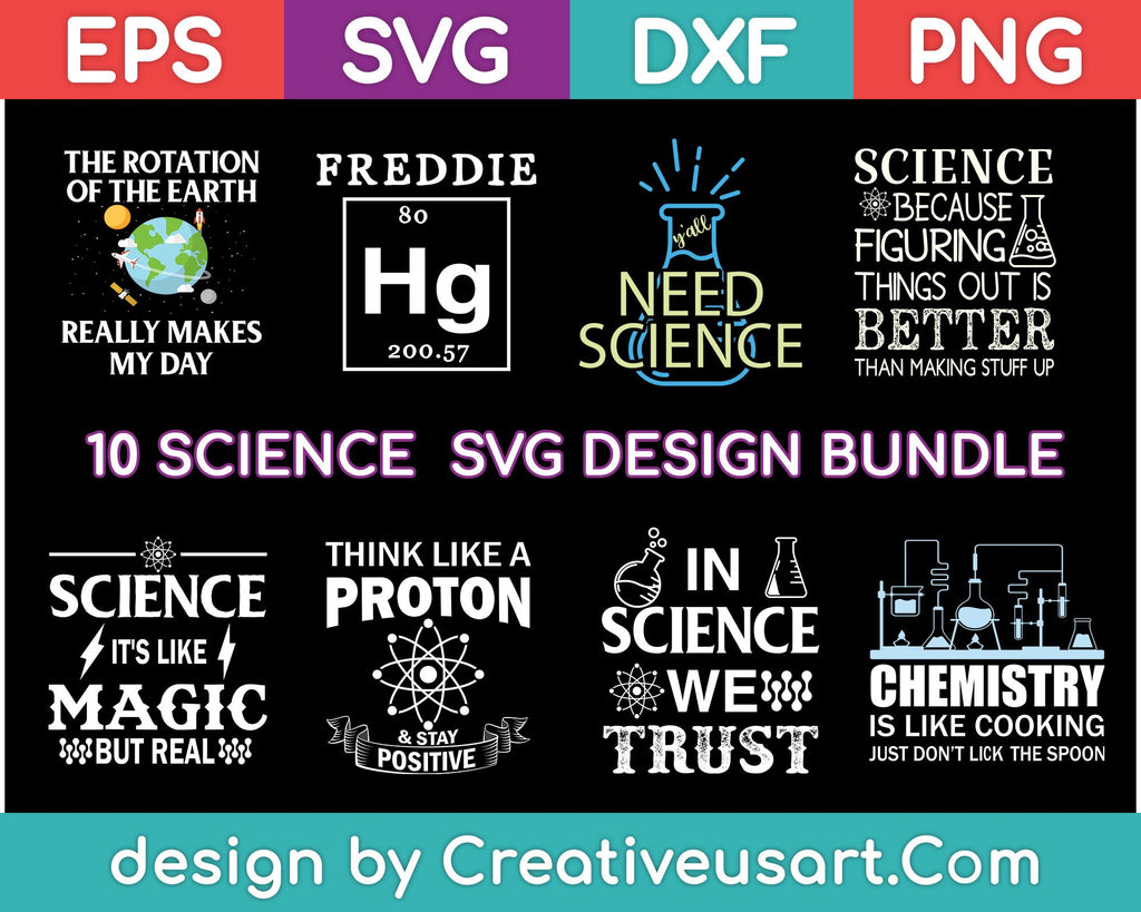 Science Svg Bundle Files – creativeusarts