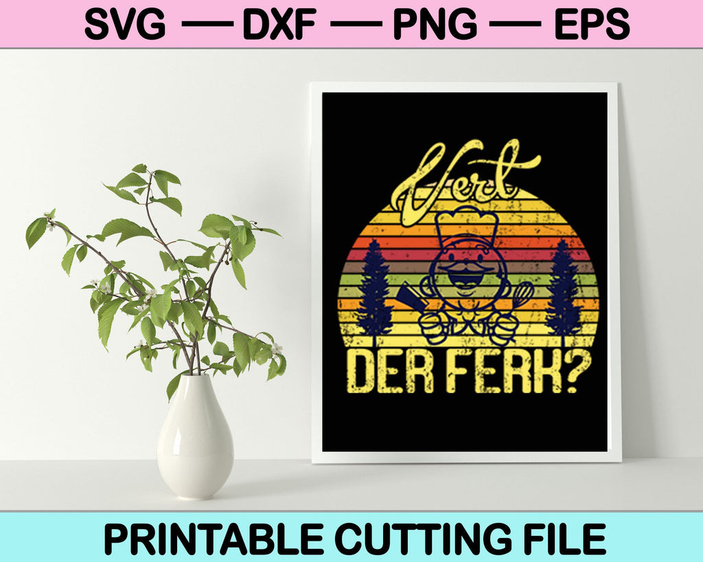 Swedish Chef Vert Der Ferk Vintage Svg Cutting Printable Files ...