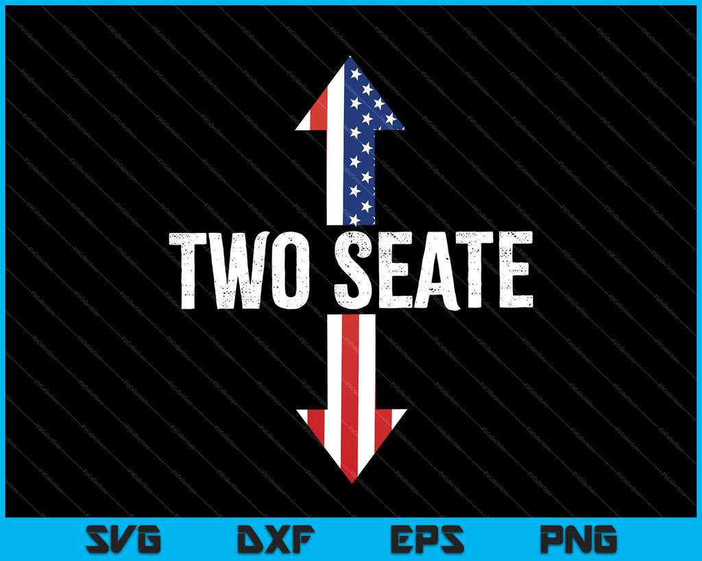 Two Seater Arrow 4th Of July American Flag SVG PNG Files – creativeusarts