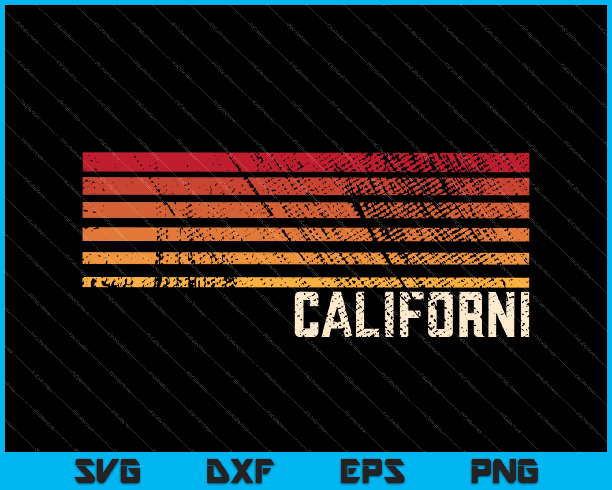Vintage California SVG PNG Cutting Printable Files – creativeusarts